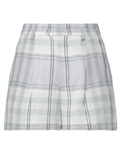 MARANT ETOILE Tartan Linen Shorts