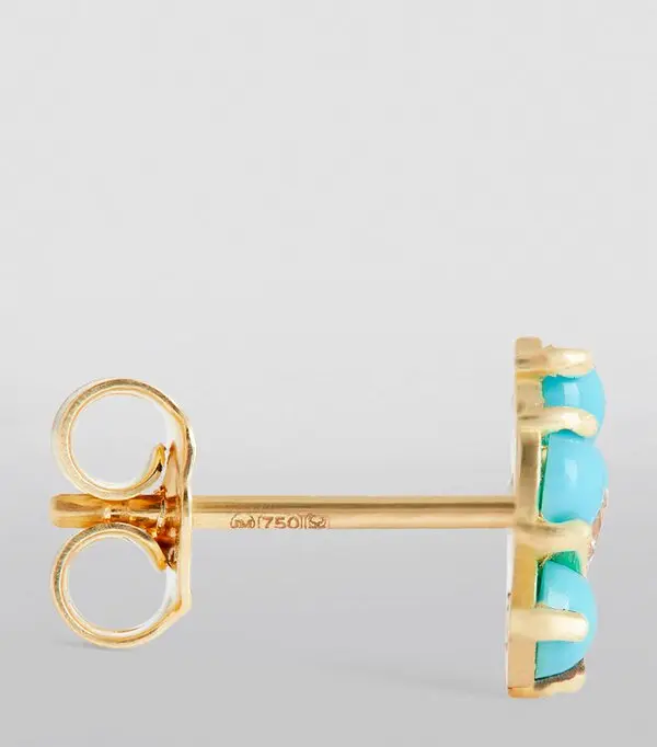 JENNIFER MEYER Flower Stud Earrings