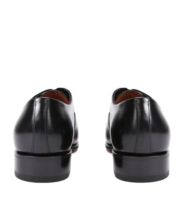 Santoni Leather Oxford Shoes