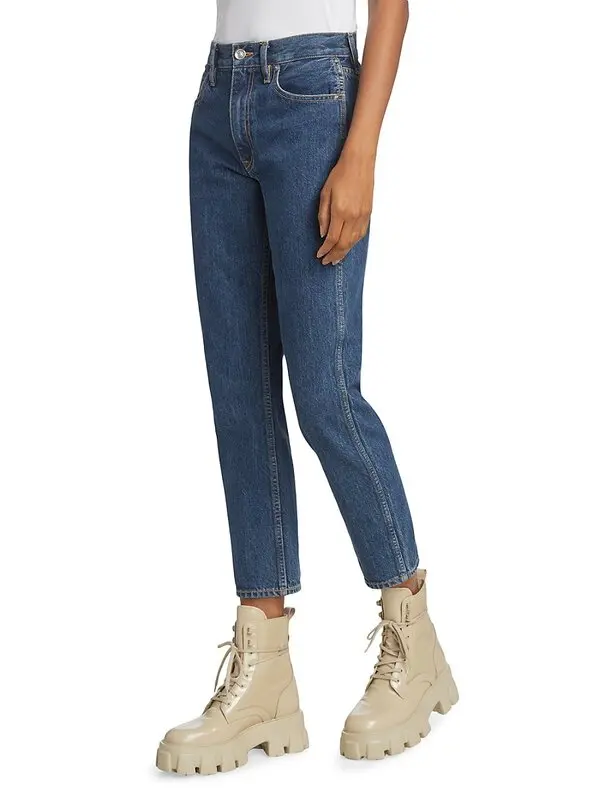 SLVRLAKE Virginia High-rise Slim-leg Jeans
