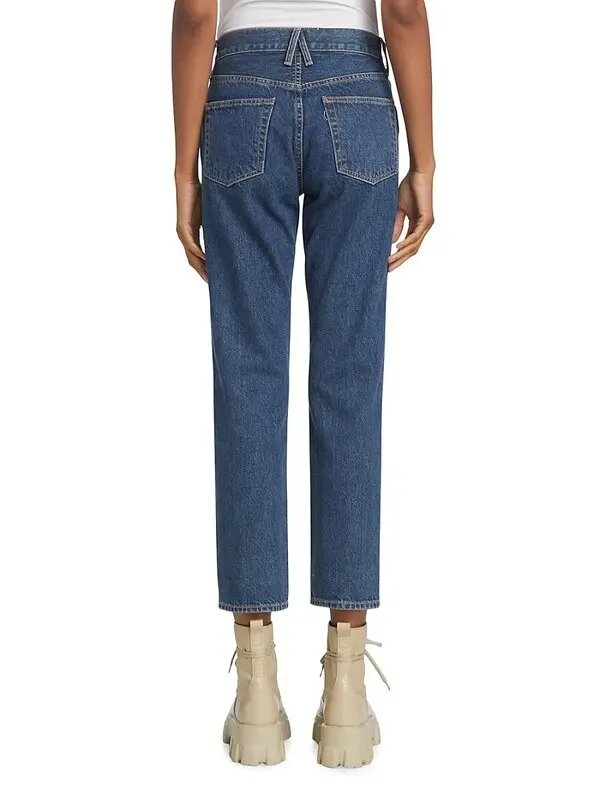 SLVRLAKE Virginia High-rise Slim-leg Jeans
