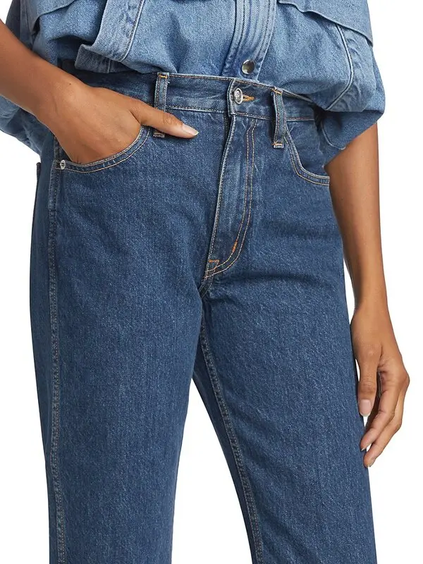 SLVRLAKE Virginia High-rise Slim-leg Jeans