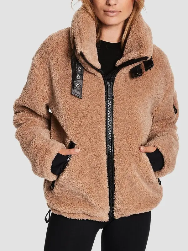 Sam. Denver Sherpa Jacket - Toffee