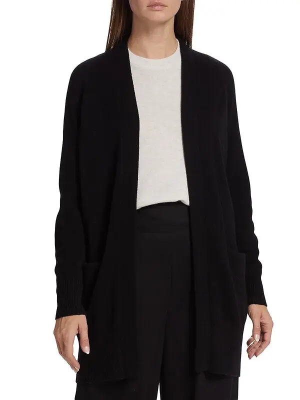 Vince Shawl Collar Cardigan - Black