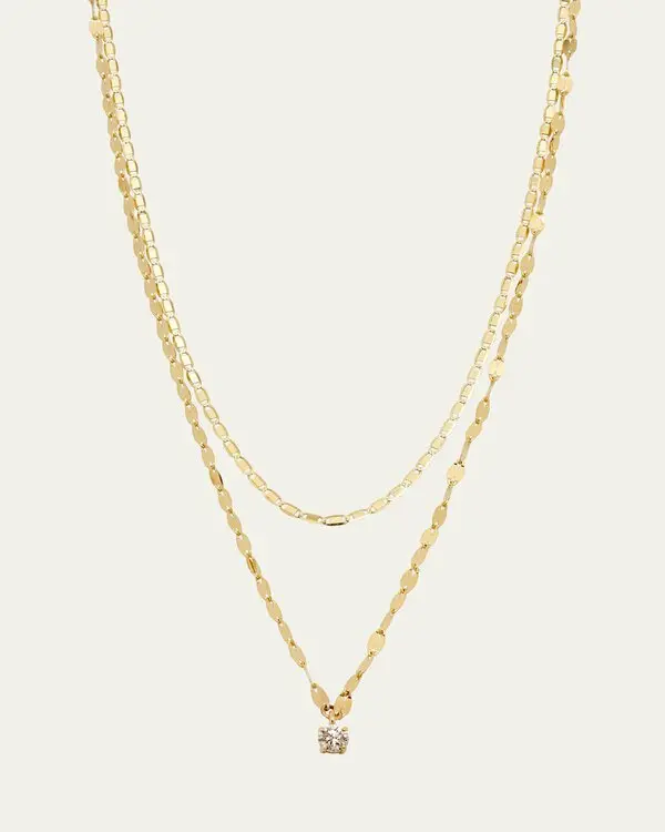 Lana Jewelry 14k Yellow Necklace With Diamond
