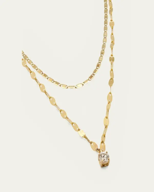 Lana Jewelry 14k Yellow Necklace With Diamond