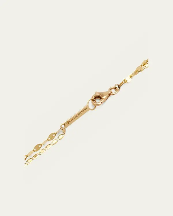 Lana Jewelry 14k Yellow Necklace With Diamond