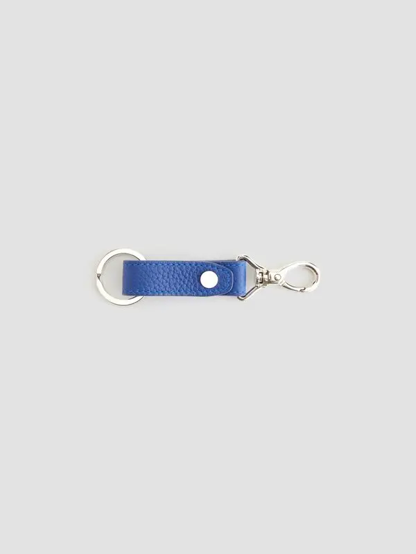 ROYCE NEW YORK Signature Key Fob - Cobalt
