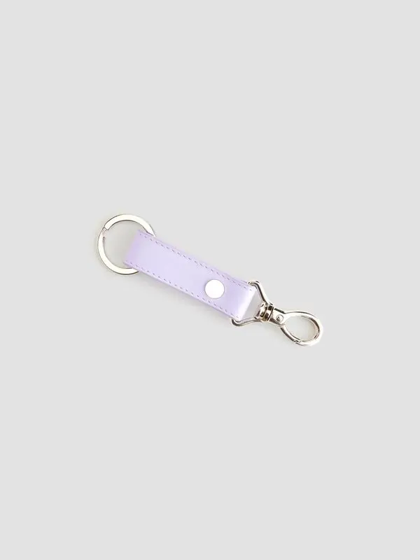 ROYCE NEW YORK Signature Key Fob - Lavender