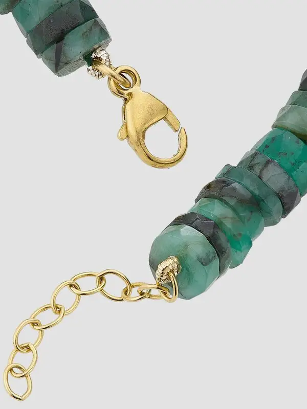 Jia Jia Atlas 14k Yellow Gold & Emerald Beaded Bracelet