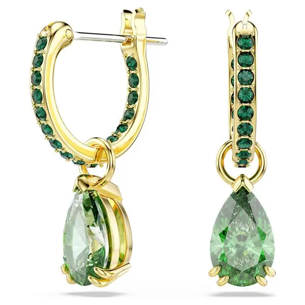 SWAROVSKI Attract Drop Earrings - Green