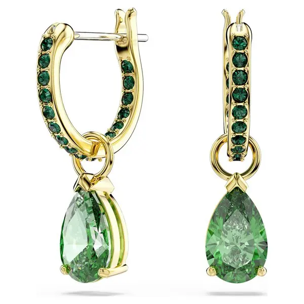SWAROVSKI Attract Drop Earrings - Green