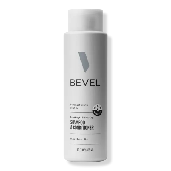BEVEL 2-in-1 Strengthening Shampoo & Conditioner With Hemp Seed Oil - One-color