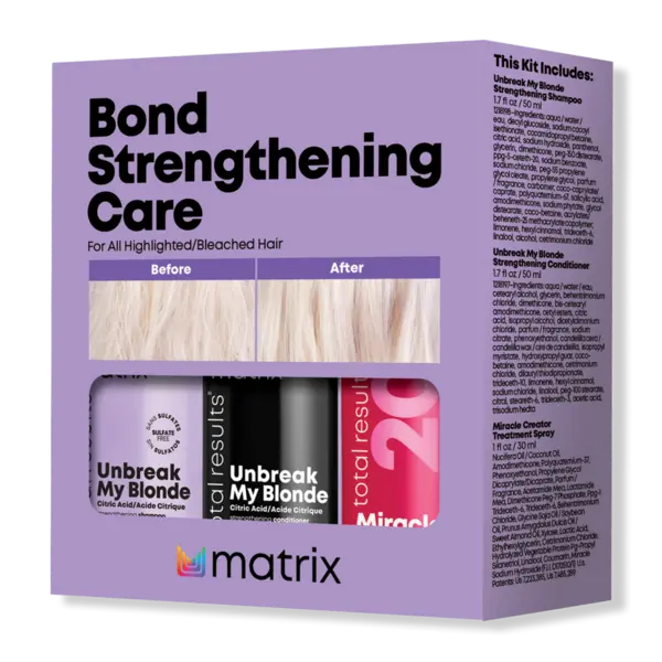 MATRIX Unbreak My Blonde Mini Kit For Damaged Blonde Hair