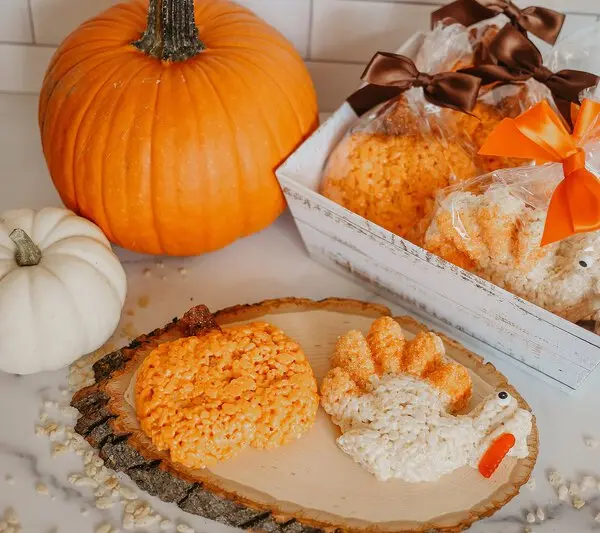 CREATIVE CRISPIES CO. Creative Crispies 6-piece Thanksgiving Treat Ba Sket - One-color