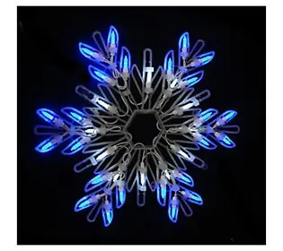 NORTHLIGHT 16' Led Snowflake Window Silhouette