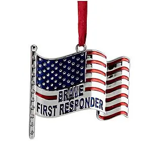 NORTHLIGHT First Responders Flag W/ European Cr Ystals - One-color