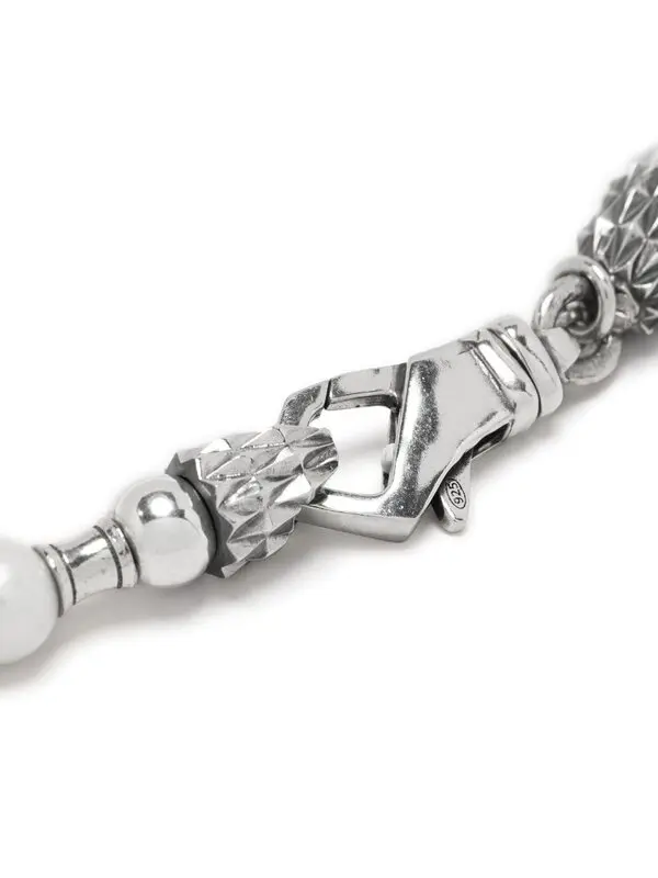 Emanuele Bicocchi Pearl Slim-chain Bracelet