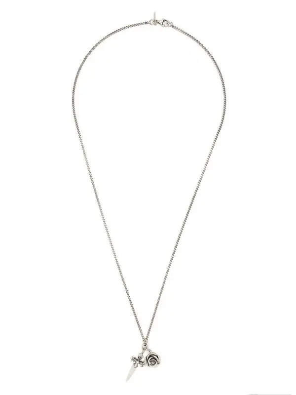 Emanuele Bicocchi Dagger Cross Pendant Necklace