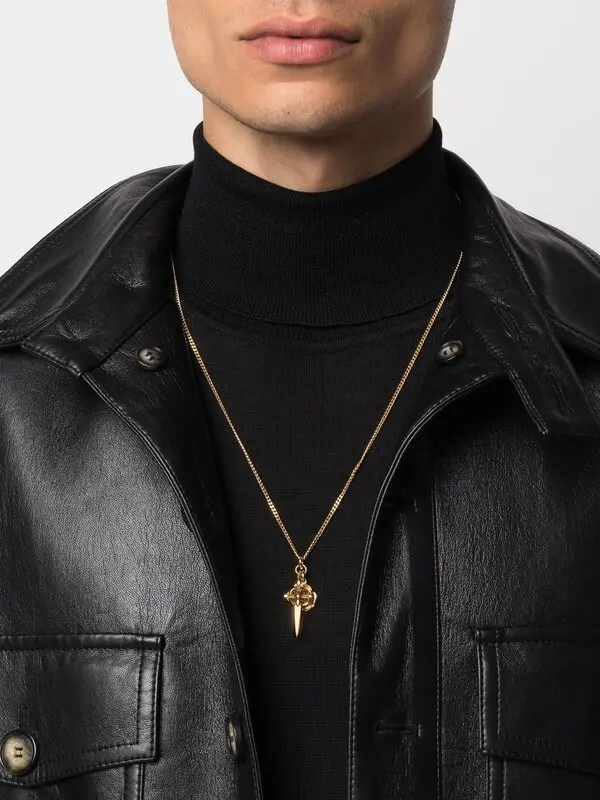 Emanuele Bicocchi Cross Pendant Necklace