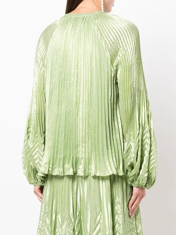 Simkhai Silk-blend V-neck Top