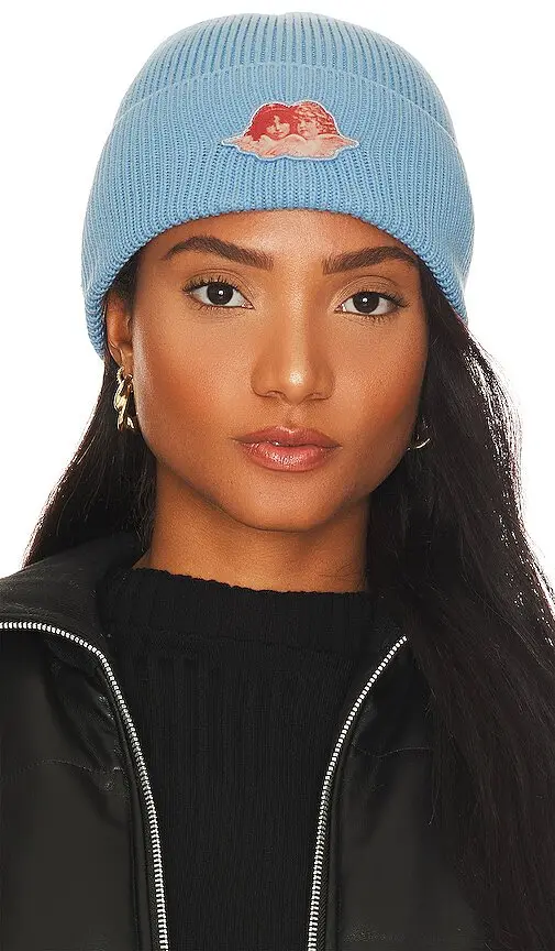 Fiorucci Milano Angel Beanie In Baby In Blue - 66% Off  display picture 3