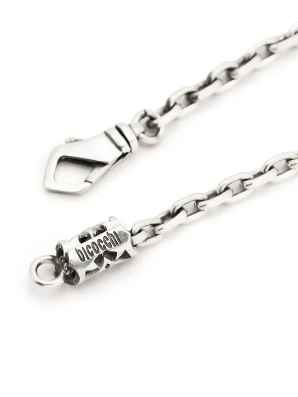 Emanuele Bicocchi Leaf-detail Chain-link Bracelet
