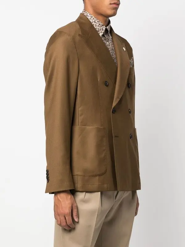 MANUEL RITZ Double-breasted Wool Blazer