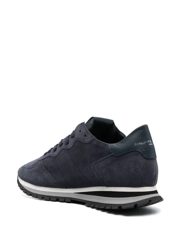 Philippe Model Trpx Suede Low-top Sneakers - Blue