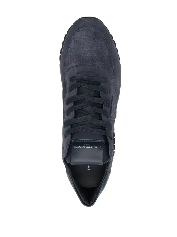 Philippe Model Trpx Suede Low-top Sneakers - Blue