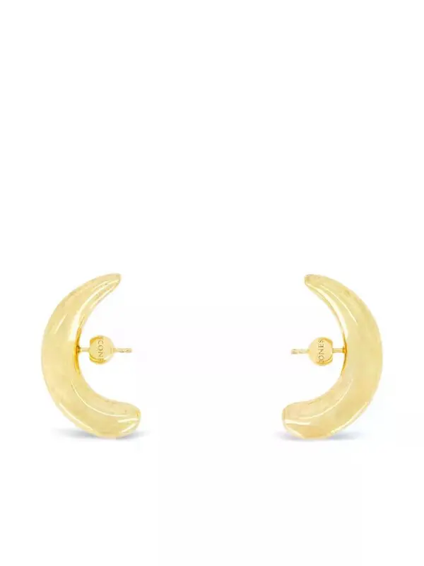 PANCONESI Half Moon Hoop Earrings