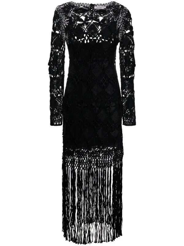 Zimmermann Kaleidoscope Macramé Dress