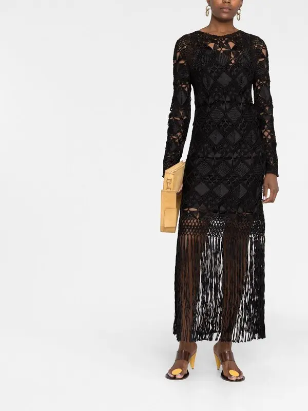 Zimmermann Kaleidoscope Macramé Dress