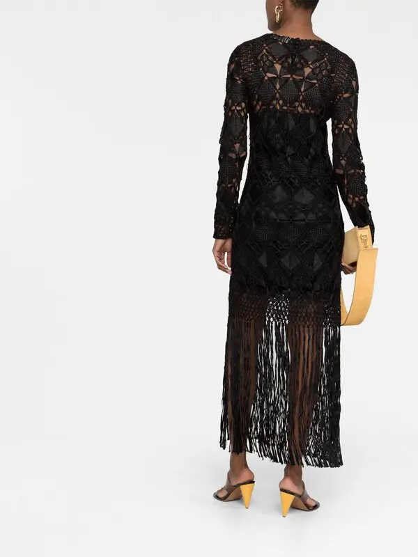 Zimmermann Kaleidoscope Macramé Dress