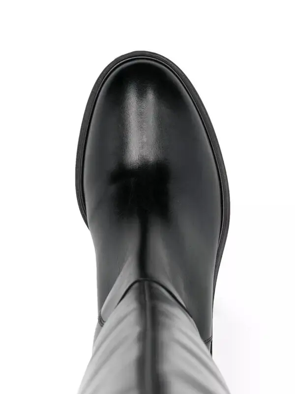 AeydĒ Taito Block Heel Boots - Black