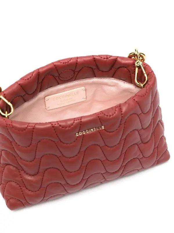 COCCINELLE Quilted Leather Shoulder Bag