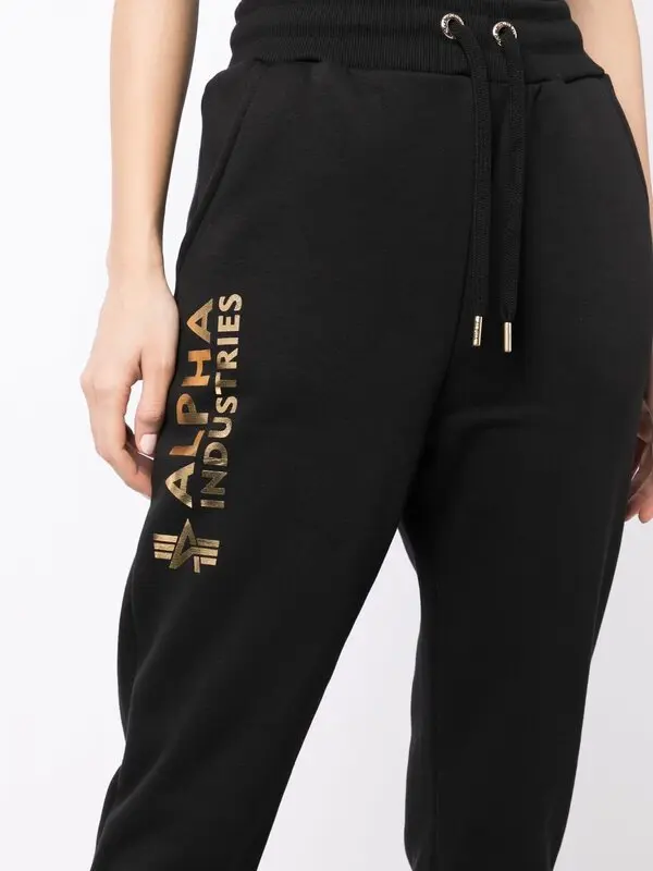 Alpha Industries Logo-print Drawstring Track Pants