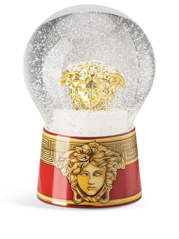 Versace Medusa Amplified Snow Globe - Red