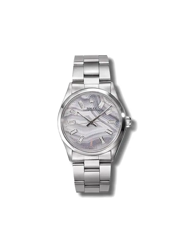 Jacquie Aiche Customised Rolex Oyster Perpetual 34mm - Silver