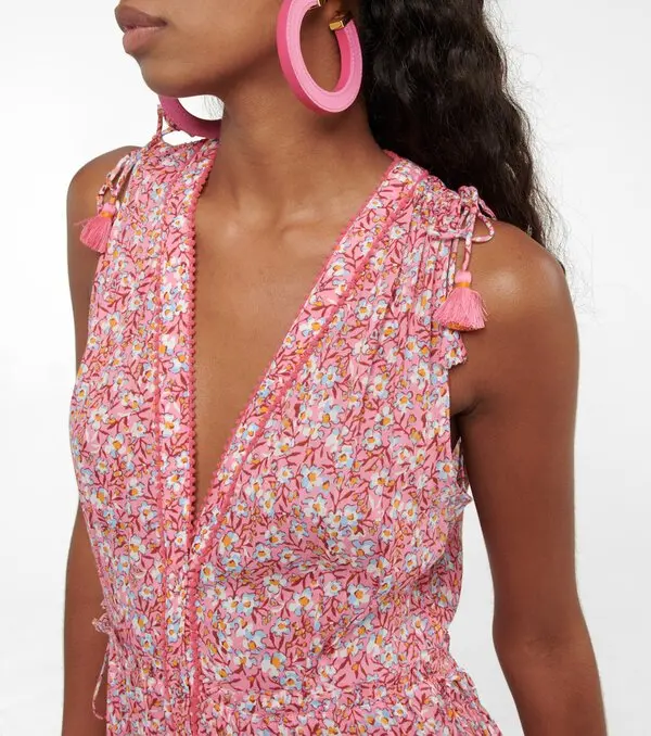 Poupette St Barth Ivy Tiered Maxi Dress