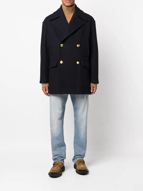 Palm Angels Palm Tree-embroidered Coat