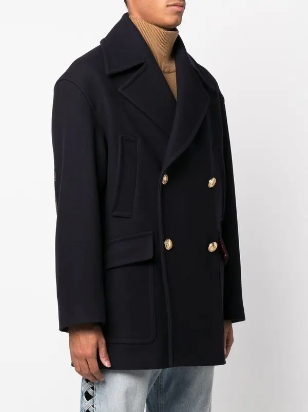 Palm Angels Palm Tree-embroidered Coat