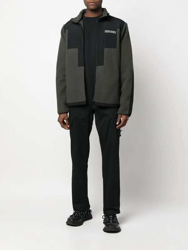 COUNTY OF MILAN Logo-print Zip-up Jacket