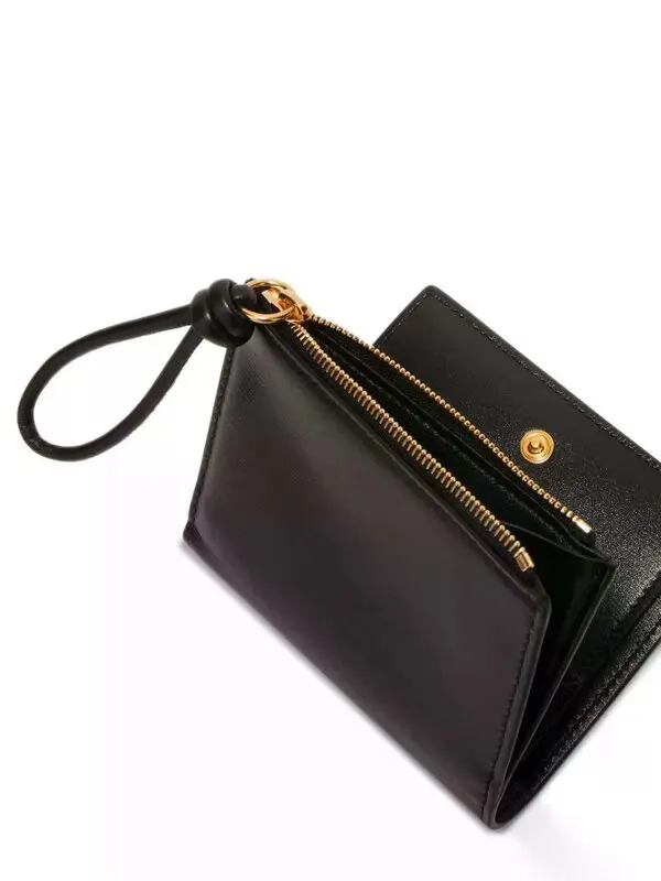 JIL SANDER Small Bi-fold Leather Purse