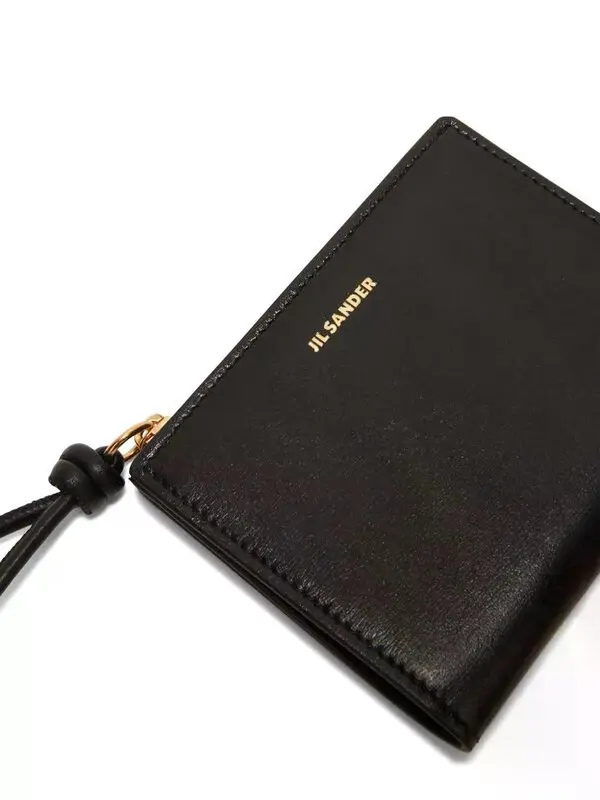 JIL SANDER Small Bi-fold Leather Purse