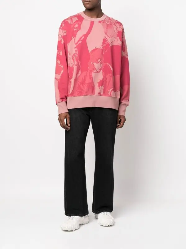 DIESEL® Graphic Print Crewneck Sweatshirt