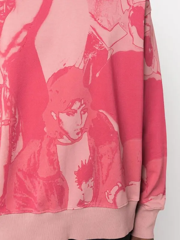 DIESEL® Graphic Print Crewneck Sweatshirt