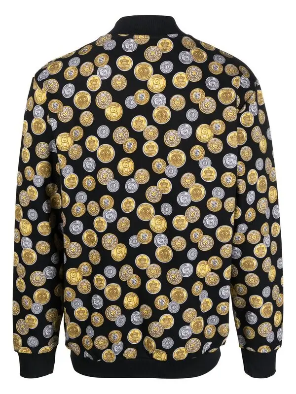 Moschino Coin-print Cotton Sweatshirt