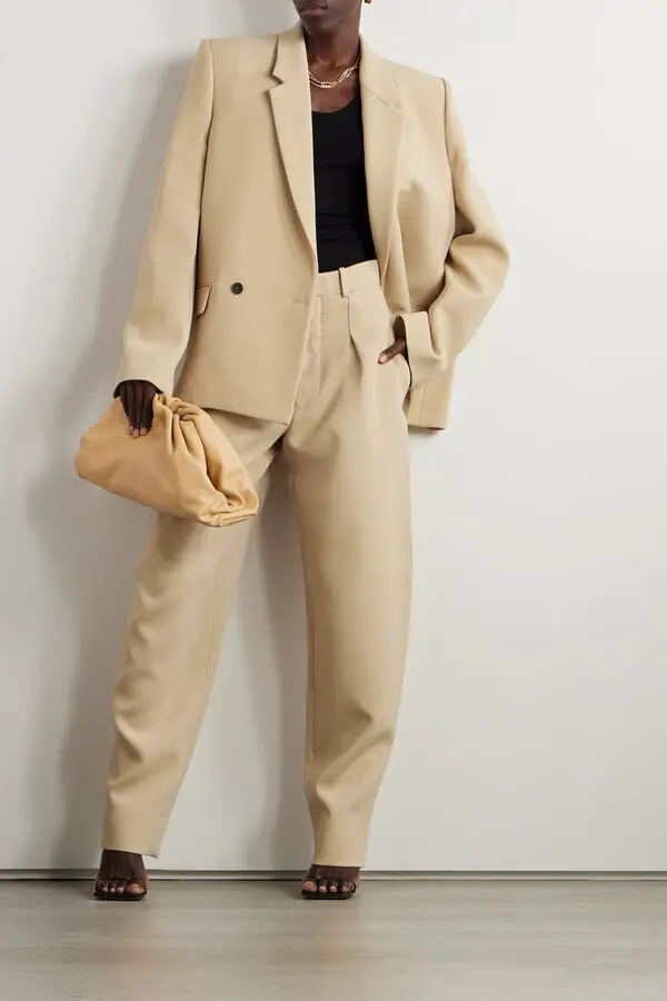 Wardrobe.NYC Hailey Bieber Double-breasted Wool Blazer