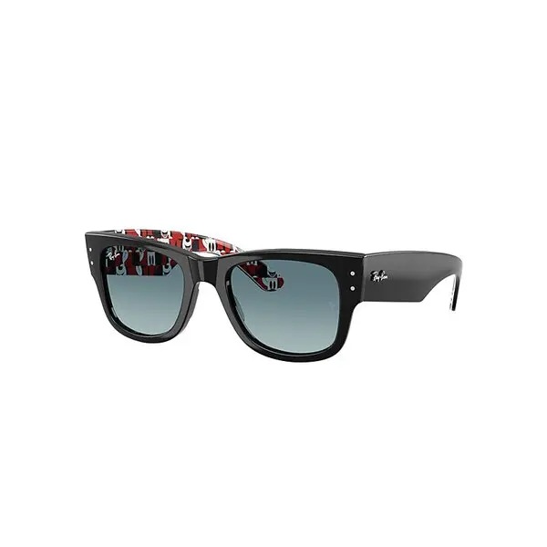 Ray-ban Mega Wayfarer Sunglasses - Black Fantasy Disney Deconstructed Red